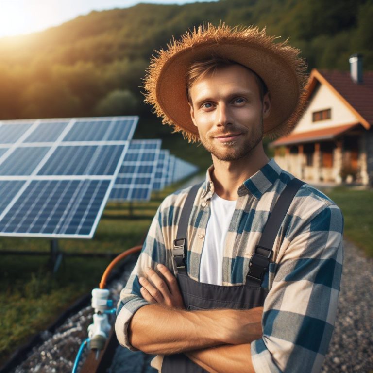 Eco-Friendly Farms with Solar Tech