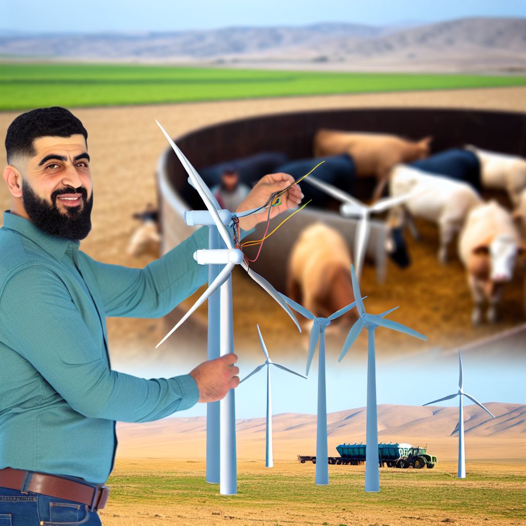 Implementing Wind-Driven Turbines For Sustainable Livestock Feed Production